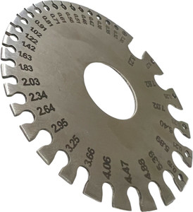 ADAWAT Round Wire Gauge Standard Micro Meter Plate for Measuring ...