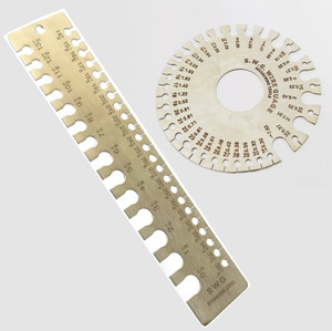 Inditrust Rectangular and Round SWG Wire thickness gauge measuring ...