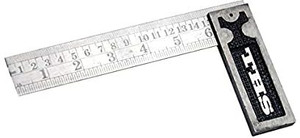 THS THS053-06 DIY CARPENTARY MARKING TRYSQUARE 6" 150MM - Length Silver ...