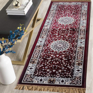 R CARPETS Red Silk Carpet - Buy R CARPETS Red Silk Carpet Online at ...