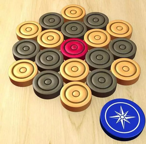 Red Queen Wooden carrom coins Carrom Pawns Price in India - Buy Red ...