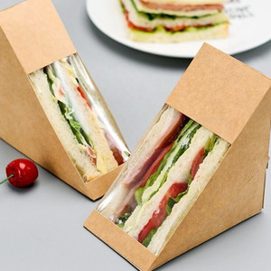 KHAANA PACKAGING Sandwich Carton Paper Box, Sandwich Box Size- 4.75x6 ...