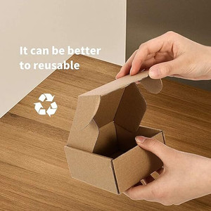 MM WILL CARE Self-Locking Box Cardboard, Craft Paper, Paper Packaging ...