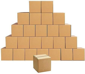 SecureShip Corrugated Cardboard 6 x 6 x 6 Inches 3 Ply Strong Inches ...