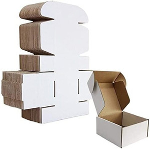 MALANI STORES Self-Locking Box Cardboard, Craft Paper, Paper 3 Ply Self ...
