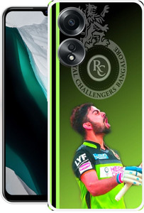 Indus Back Cover for OPPO A58 4G, RCB, IPL, Team, Logo, Virat, Kohli ...