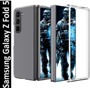 FIEUSCHE Back Cover for Samsung Galaxy Z Fold 5 Case Clear Slim Crystal ...