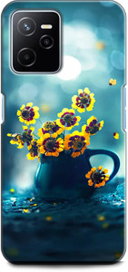 INDICRAFT Back Cover for Realme Narzo 50A Prime, RMX3516 FLOWERS ...