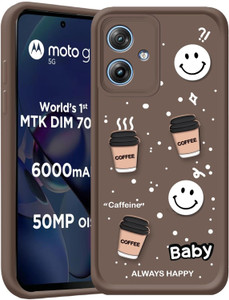 BBSWOOD Back Cover for Moto G64 5G 3D Coffee Cartoon Case Back Cover ...