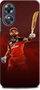 KEYCENT Back Cover for OPPO A17, CPH2477 VIRAT KOHLI, CRICKET, ROYAL ...
