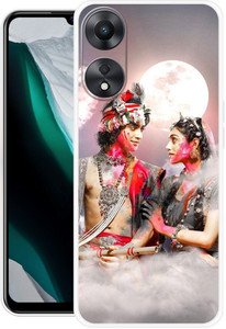 Indus Back Cover for OPPO A78 5G, Radha, Krishna, Love, Karshan, ji ...