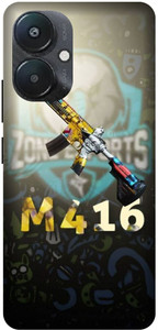 3D U PRINT Back Cover for Redmi 13C,23124RN87I,M 4 16- PUBG GAME ...