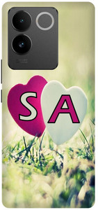 JUGGA Back Cover for vivo T2 Pro 5G, V2321, S LOVES A NAME,S NAME, A ...