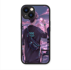 INTELLIZE Back Cover for APPLE iPhone 15 ANIME BOY, ALONE BOY, SAD ...