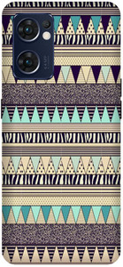 ZePBooM Back Cover for Oppo Reno 7 5G, CPH2371, TRIBAL, PATTERN, COLORS ...