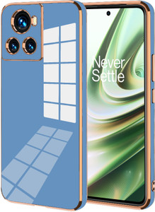 VAPRIF Back Cover for OnePlus 10R 5G, Golden Line, Premium Soft Chrome ...