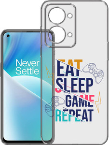 HANIRY Back Cover for Oneplus Nord 2T 5G, CPH2401 back cover, EAT SLEEP ...