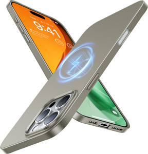 Torras Back Cover for iPhone 16 Pro Case Magnetic Slim-Fit , Ultra-Thin ...