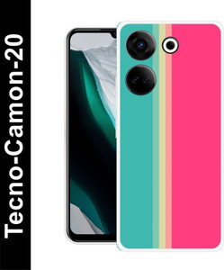 RSECASE Back Cover for Tecno Camon 20 , BLACK, WHITE , RAINBOW ...