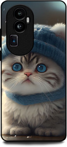 INDICRAFT Back Cover for OPPO Reno 10 Pro Plus 5G (CAT, CUTE CATE ...