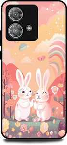 WallCraft Back Cover for Motorola Edge 40 Neo, RABBIT, LOVE, CARTOON ...