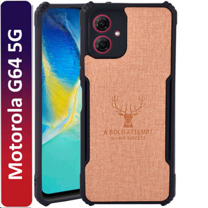 Spicesun Back Cover for Motorola G64 5G / Vegan PU Leather / Corner ...