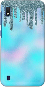 NDCOM Back Cover for Samsung Galaxy A10 Melting Glitters Printed Hard ...