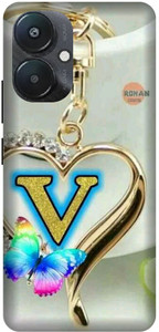 3D U PRINT Back Cover for Redmi 13C,23124RN87I,V letter,V name V word,V ...