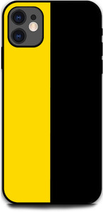 Thecoverking Back Cover for APPLE iPhone 12, YELLOW, BLACK, BACKGROUND ...