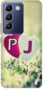 JUGGA Back Cover for vivo T3 5G, V2334, P LOVES J NAME,P NAME, J LETTER ...