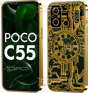 Just Be You Back Cover for Poco C55 | Attractive Time Mechanism Desin ...