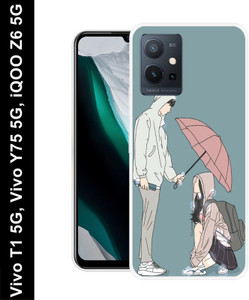 LUCKY MOBI.COM Back Cover for Vivo IQOO Z6 5G, CARTOONS, LOVE, TEDDY ...