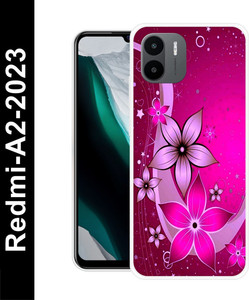 PLUSCASE HD MOVIES Back Cover for Redmi A2 2023, FLOWERS, LOVE, HEART ...
