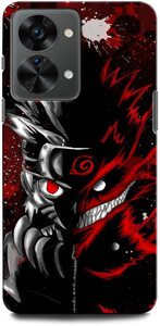 INTELLIZE Back Cover for OnePlus Nord 2T 5G NARUTO, KURAMA, ANIME, NEON ...