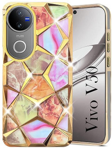 Kosher Traders Back Cover for Vivo V50e Glitter Sparkle and Detachable ...