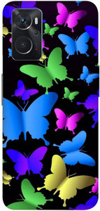 LUCKY MOBI.COM Back Cover for Oppo A57 5G ( BUTTERFLY WALLPAPER ...