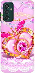 COVERJET Back Cover for Samsung Galaxy F13-PINK- HEART- LOVE- PURE ...