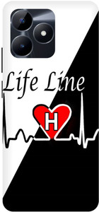 Indus Back Cover for Realme C53- H: NAME: LETTER: ALPHABET: LIFELINE ...