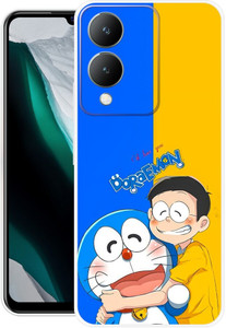 GRAFIQE Back Cover for Vivo Y28 5G DORAEMON, NOBITA, CARTOON, FUNNY ...