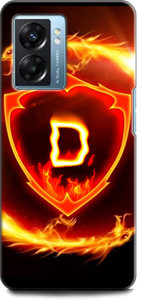 INDICRAFT Back Cover for OPPO K10 5G, CPH2337 D, D LETTER, FIRE, D NAME ...