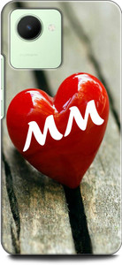 INDICRAFT Back Cover for Realme C30, RMX3581 M M, M LOVES M, M NAME ...