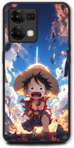 INDICRAFT Back Cover for OPPO F21 Pro 4G (LUFFY, SMILE, ANIME, CARTOON ...