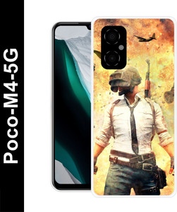 PLUSCASE HD MOVIES Back Cover for POCO M4 5G PUBG, GAME ...