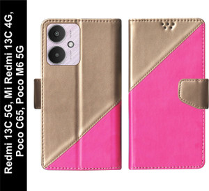 SBMS Flip Cover for Mi Redmi 13C 5G / Mi Redmi 13C 4G / Poco C65 / Poco ...