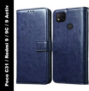 Casotec Flip Cover for Mi Redmi 9, Mi Redmi 9C, Mi Redmi 9 Activ, Poco ...