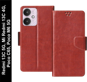 SBMS Flip Cover for Mi Redmi 13C 5G / Mi Redmi 13C 4G / Poco C65 / Poco ...