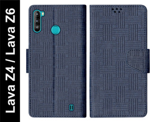 SBMS Flip Cover for Lava Z4 / Lava Z6 Back Cover Case with Magnatic ...