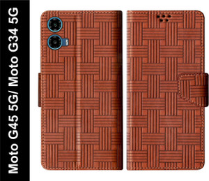 SBMS Flip Cover for Motorola Moto G45 5G / Moto G34 5G Back Cover Case ...