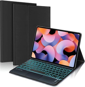 Proelite BacklitTouchpadKeybo 6BLK Bluetooth Standard Tablet Keyboard ...