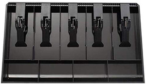 Krivon Cash Box Cash Drawer Register Insert Tray Replacement 5 Bills 4 ...